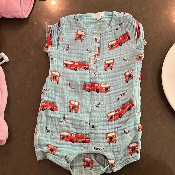 Angel Dear | One Pieces | Angel Dear Fire Truck Dalmatians Henley Shortall | Poshmark